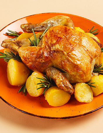 Pollo allo spiedo - Girarrosti Santa Rita